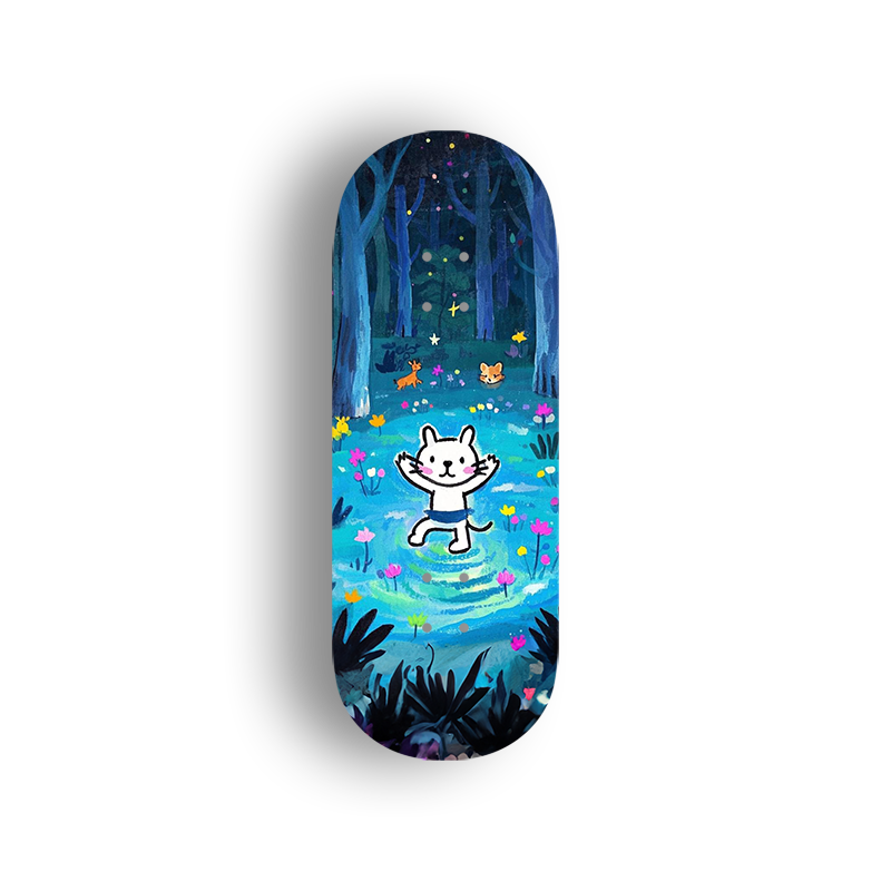 Professional Fingerboard Deck - Moonlit Meadow – XFlippro