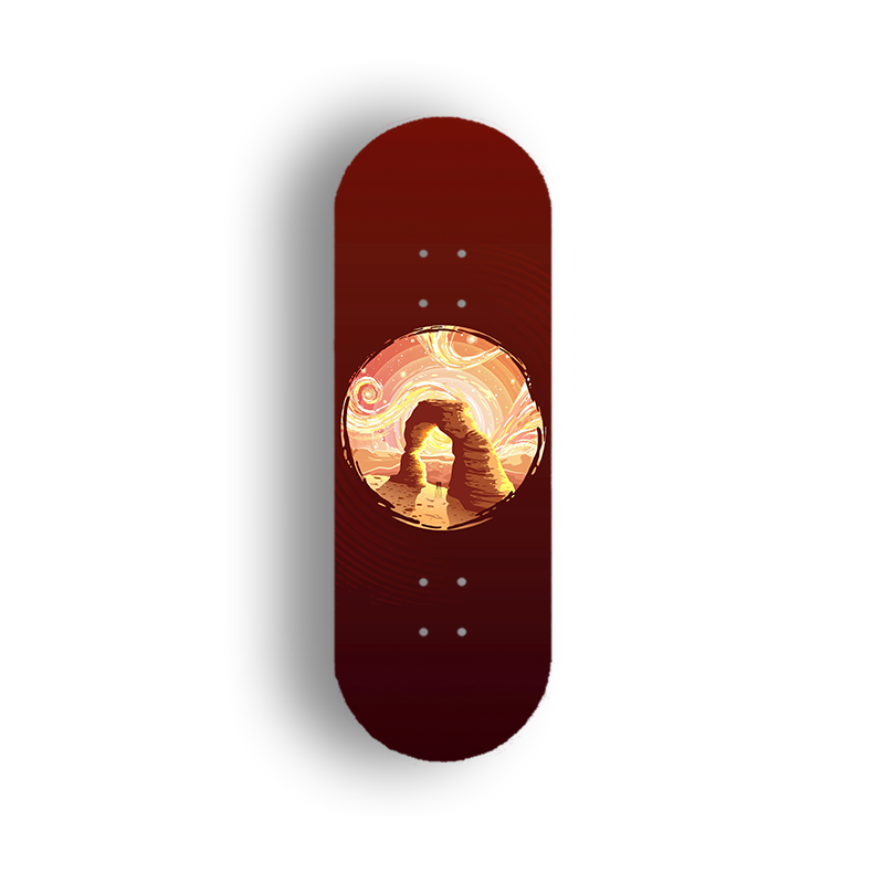 Professional Fingerboard Deck - Desert Arch – XFlippro