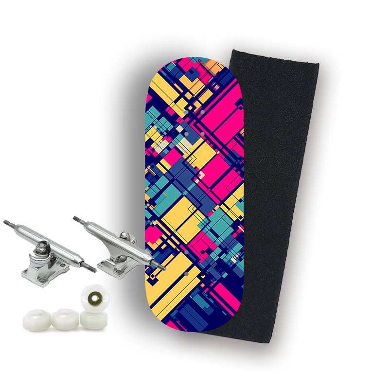 Professional Fingerboard Complete - Geometric Grid – XFlippro