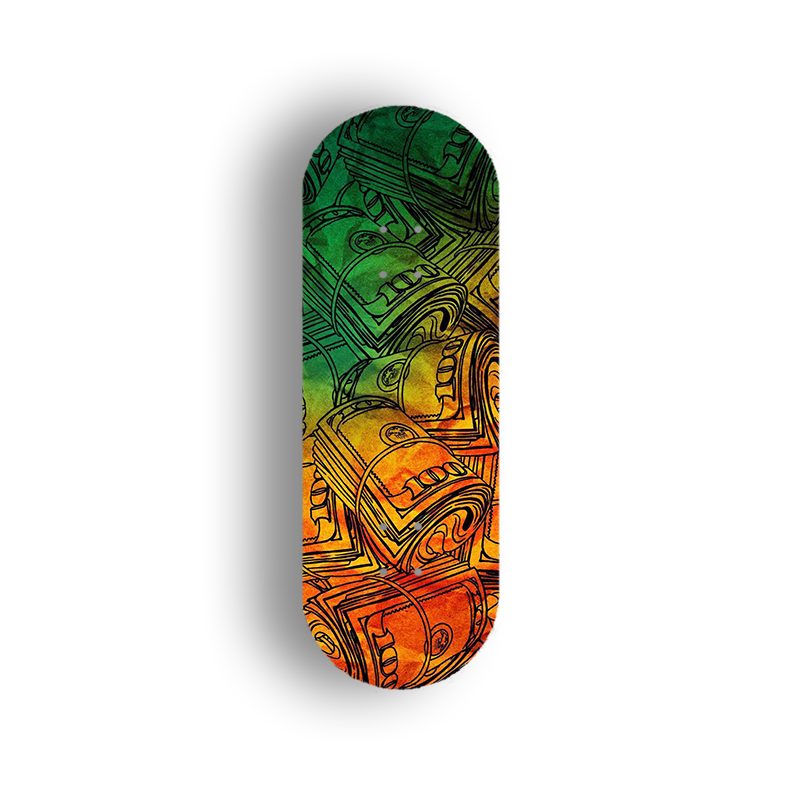 Dollar Graphic Professional Fingerboard Deck | XFlippro