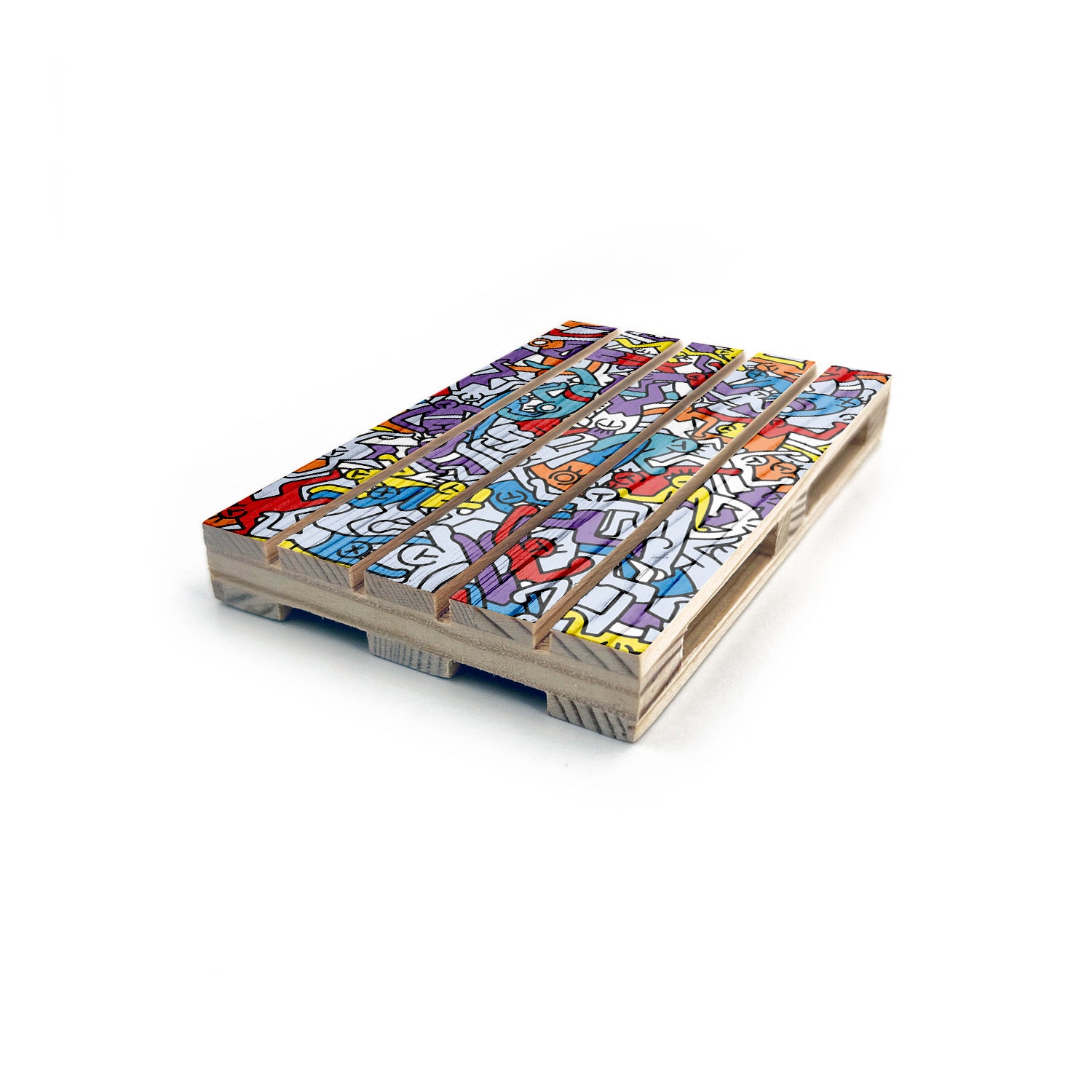 Mini Wooden Pallet for Fingerboarding-Doodle Graphic – XFlippro